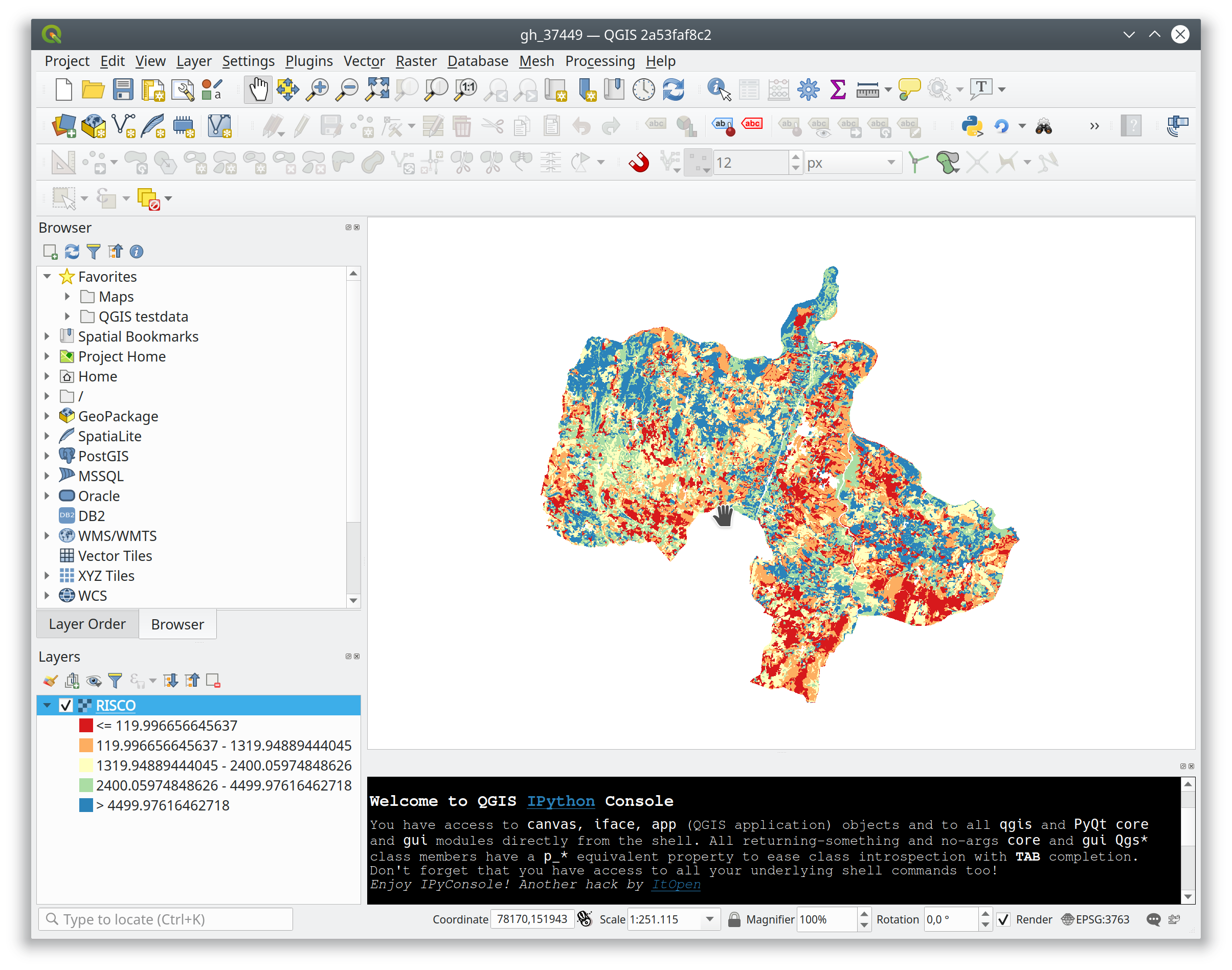 Raster quantile symbology does not work for float64 rasters · Issue #37449 · qgis/QGIS · GitHub