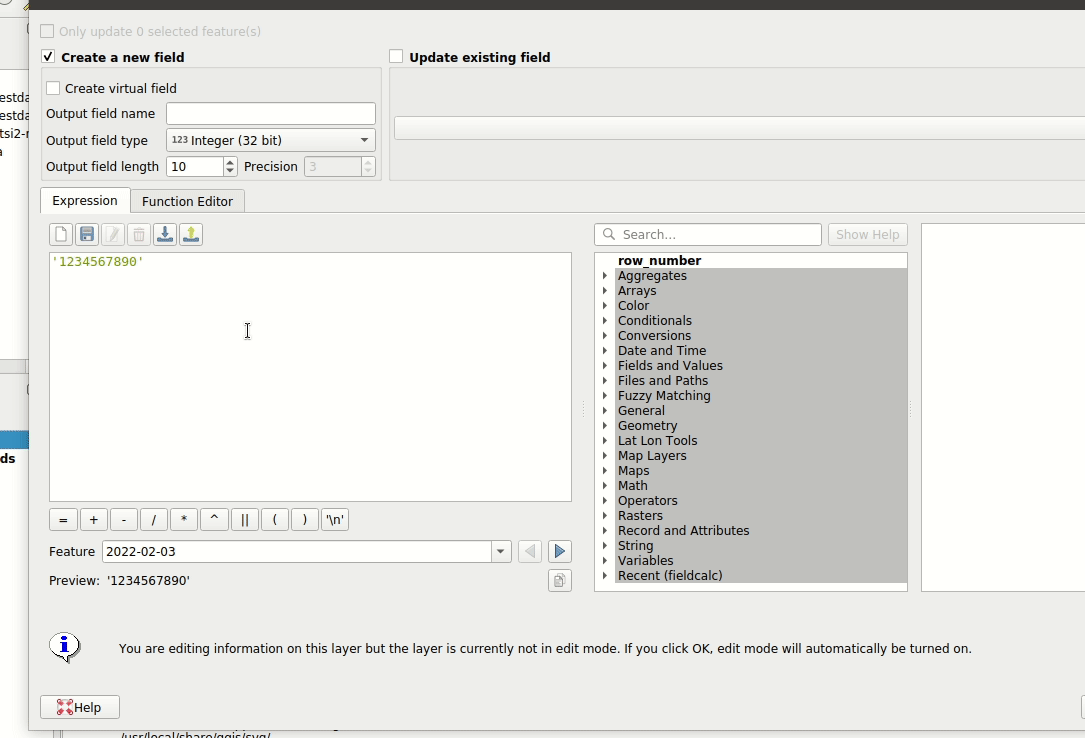 Add Copy To Clipboard For Preview Expression Request In Qgis · Issue 7415 · Qgisqgis