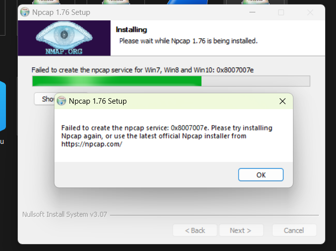 Failed to create the npcap service: 0x800f0203 on Windows 10 (Npcap 1.60, 1.70) · Issue #611 ...