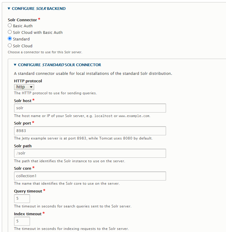 Docksal Drupal 9 solr config is giving me Server Unavailable · docksal docksal · Discussion ...