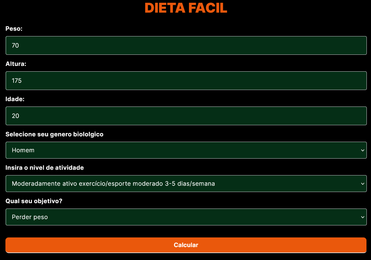 GitHub - yokotaerik/dieta_facil