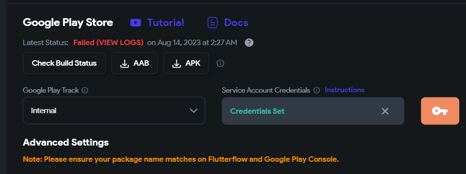 [Flutterflow] Issues with Google Play releases · Issue #1261 · FlutterFlow/flutterflow-issues ...