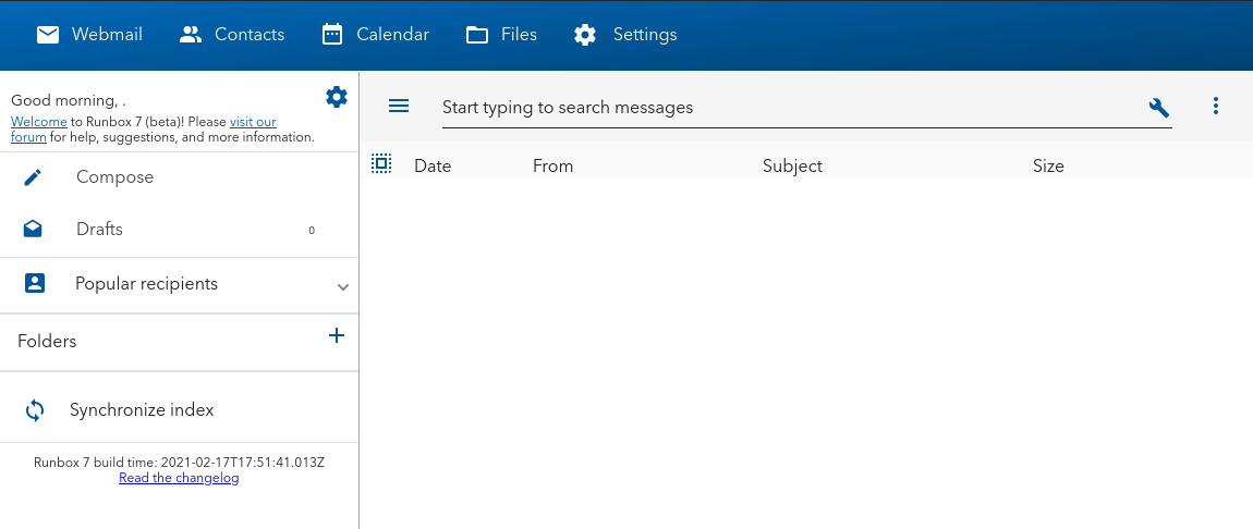 Empty message after login · Issue #917 · runbox/runbox7 · GitHub