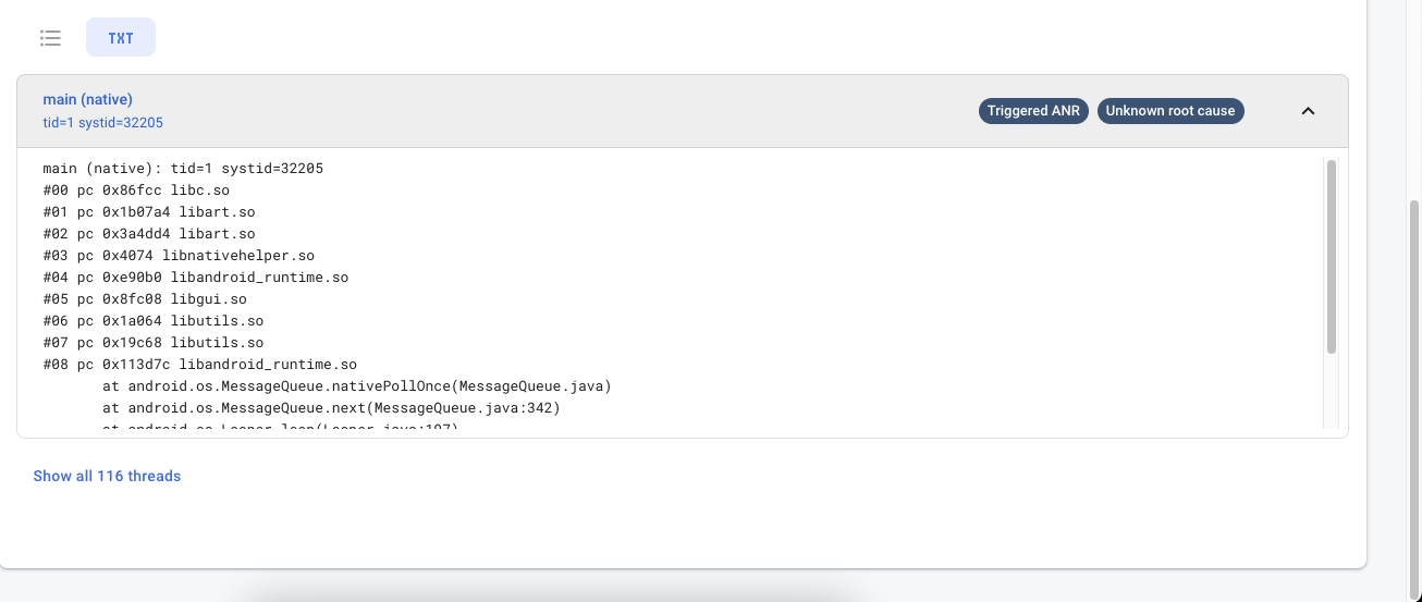 [Android] ANRs · Issue #101886 · flutter/flutter · GitHub