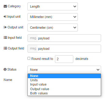 Add status · Issue #4 · bartbutenaers/node-red-contrib-unit-converter · GitHub