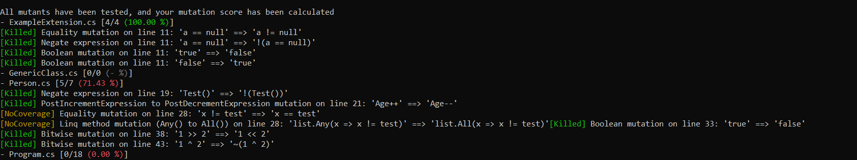 Console Report Misses Mutation Score · Issue 986 · Stryker Mutatorstryker Net · Github