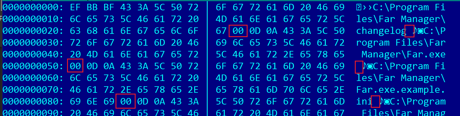 Temporary panel: Saved content to a list file contains null termination character · Issue #537 ...