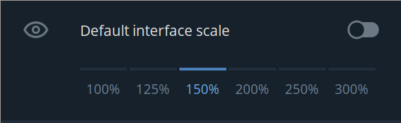 Interface scale - disappeard scale factors belos 200% · Issue #17518 · telegramdesktop/tdesktop ...