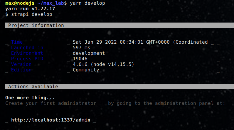 Can't create admin user "An error occurred while requesting the API" · Issue #12278 · strapi ...