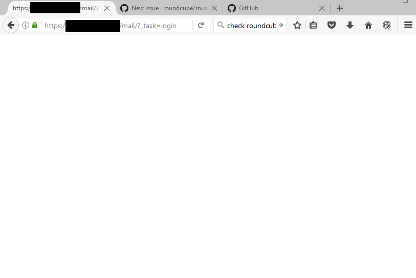 Blank Page After Login (?_task=login) · Issue #5812 · roundcube/roundcubemail · GitHub