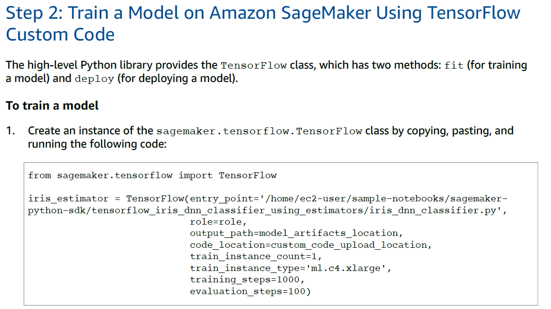 I meet the problem with "the tensorflow model not found" when I use sagemaker api to train a ...