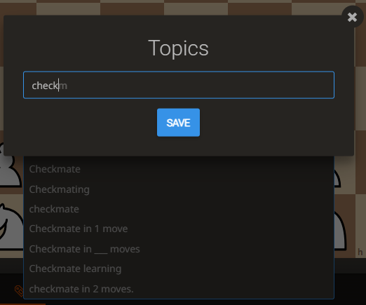 Study: Can't click on topic autocomplete suggestions · Issue #13719 · lichess-org/lila · GitHub