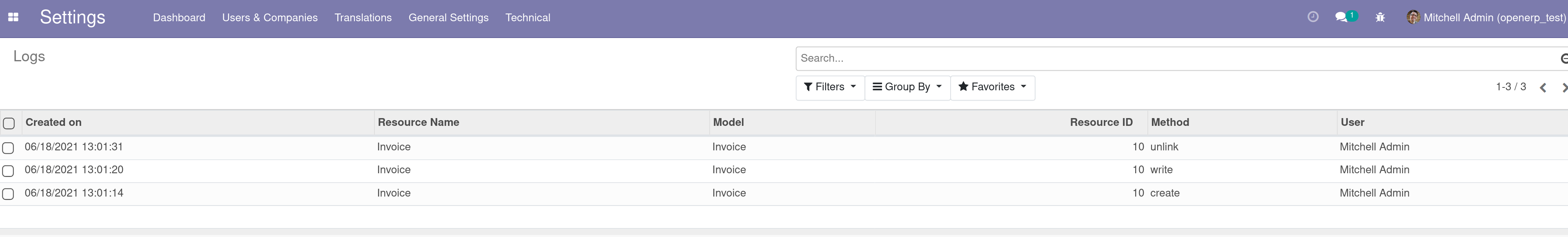 [12.0] auditlog module, unlink should create log with Old value · Issue #2110 · OCA/server-tools ...