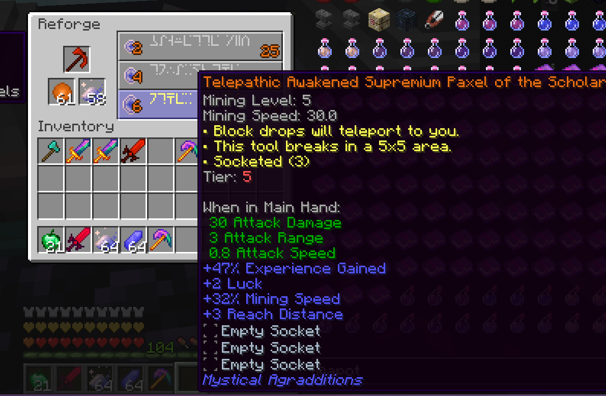 Allthemodium Alloy Paxel not mining tool for apotheosis · Issue #68 ...