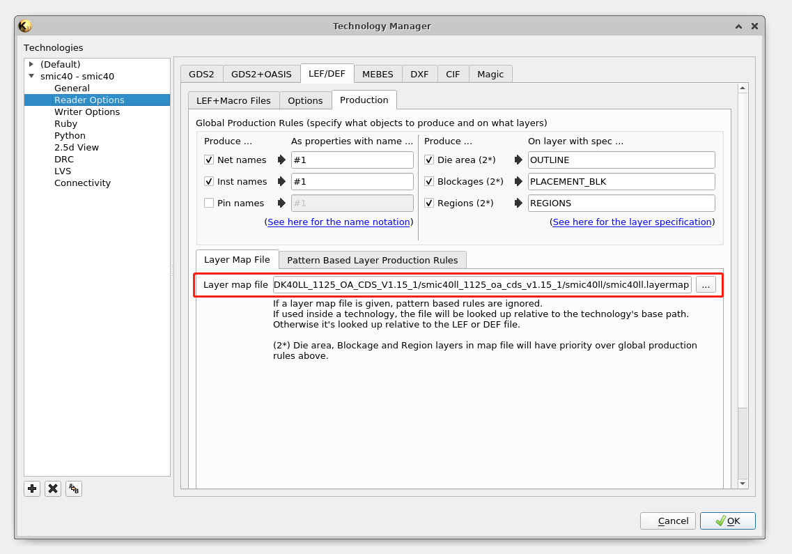 The width of the generated gds track and metal becomes 10 times the set ...