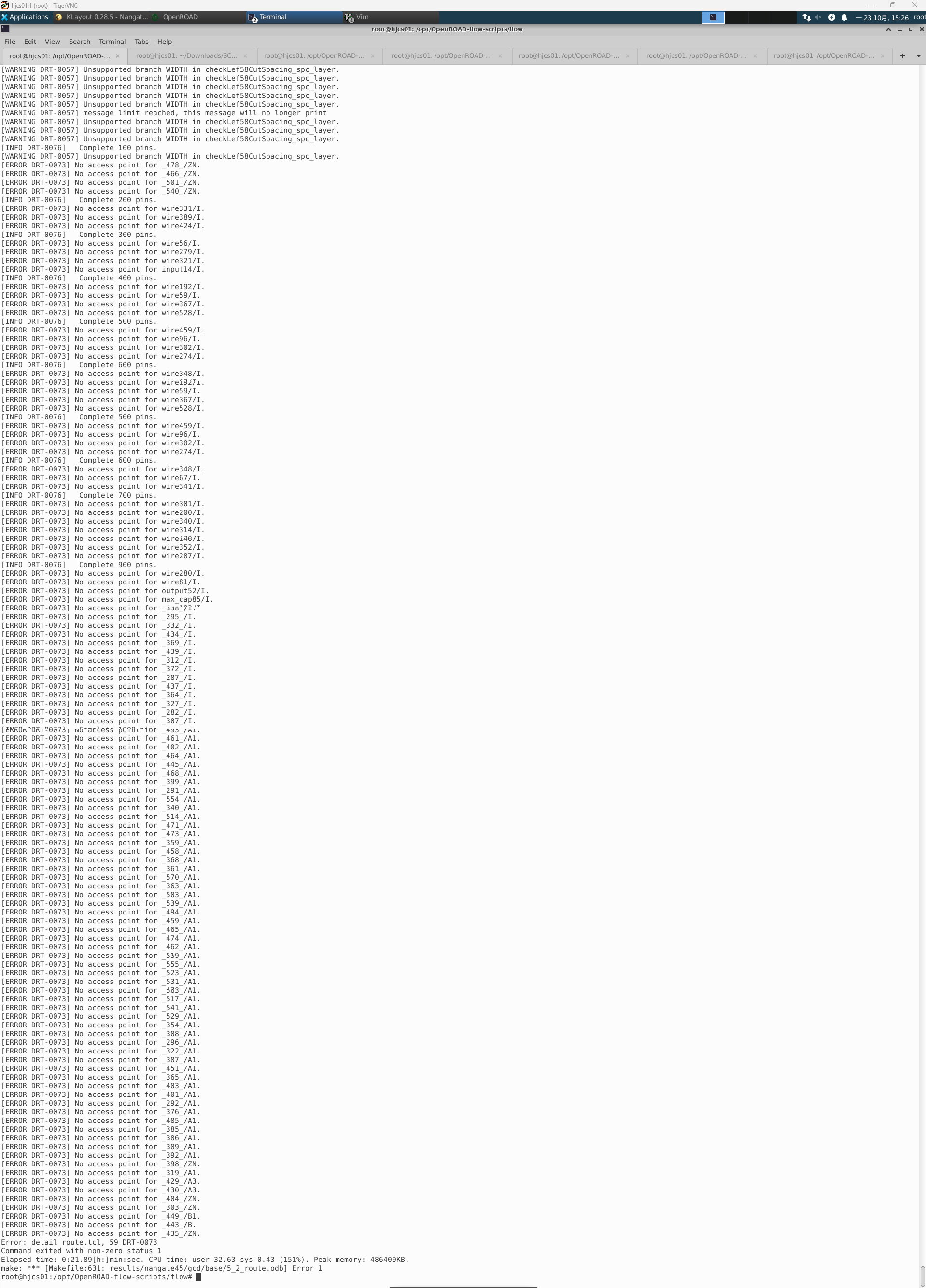 Error When Running Openroad · Issue 1579 · The Openroad Project Openroad Flow Scripts · Github
