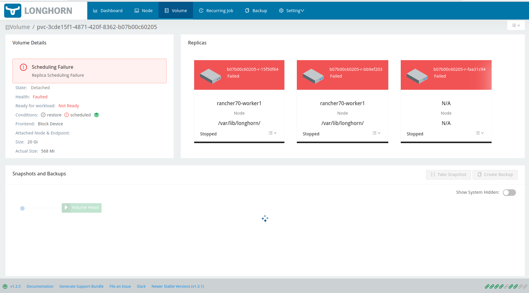 [BUG] Longhorn accidentally schedule all replicas onto a worker node even though the setting ...