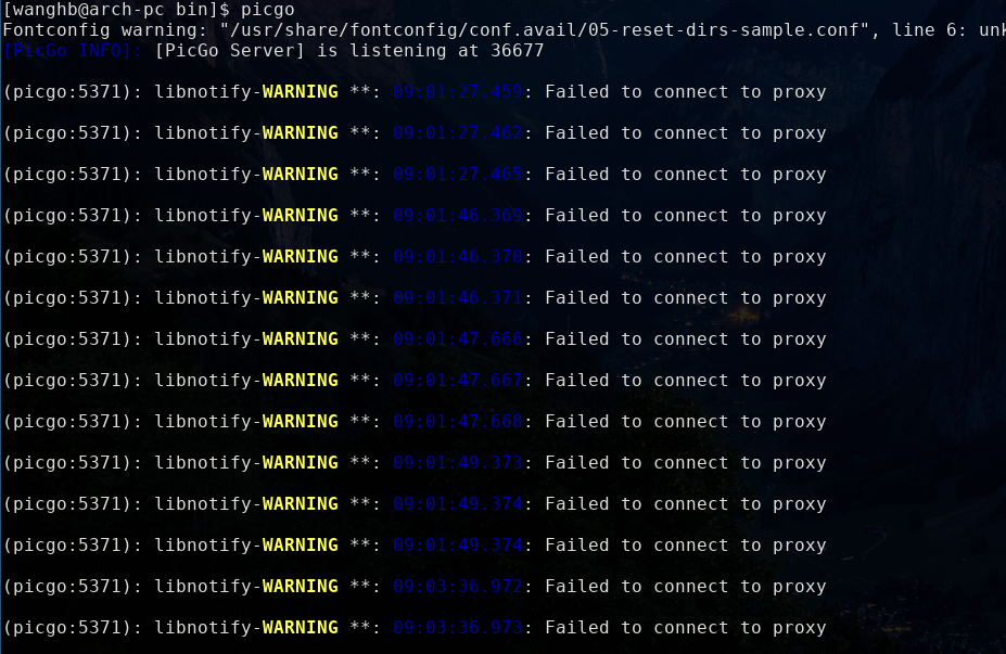 archlinux上无法上传图片 · Issue #693 · Molunerfinn/PicGo · GitHub