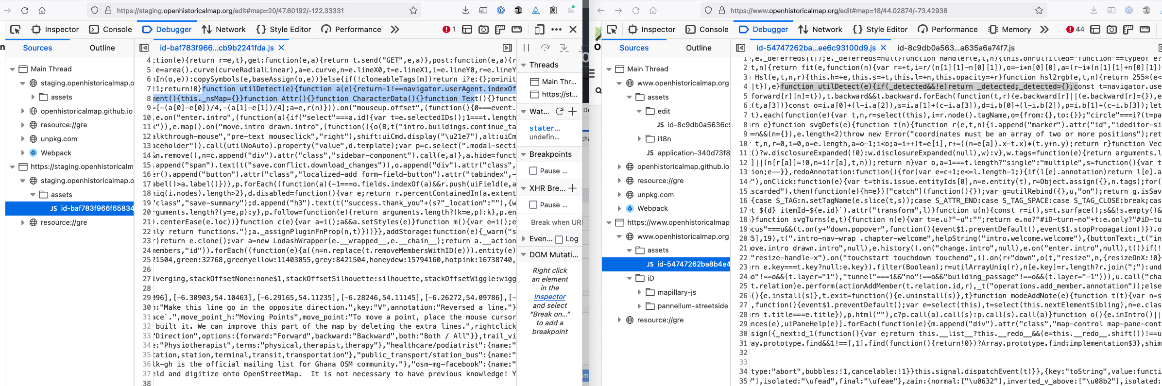 iD failing on staging · Issue #388 · OpenHistoricalMap/issues · GitHub