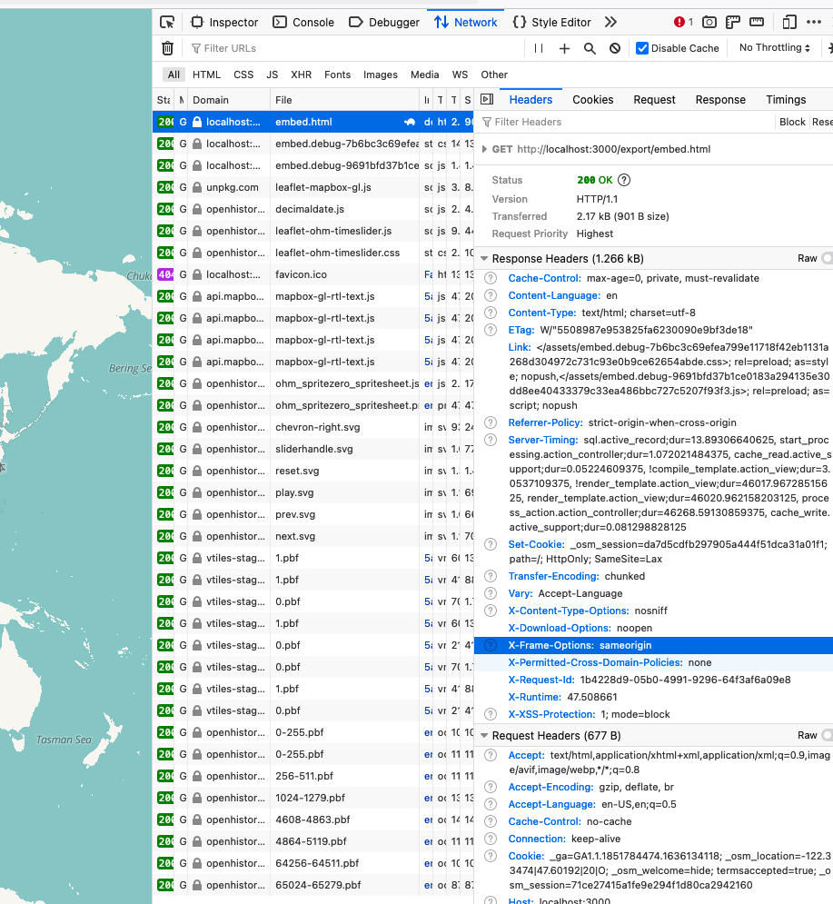 Make Embed iframe work, currently broken due to headers · Issue #495 · OpenHistoricalMap/issues ...
