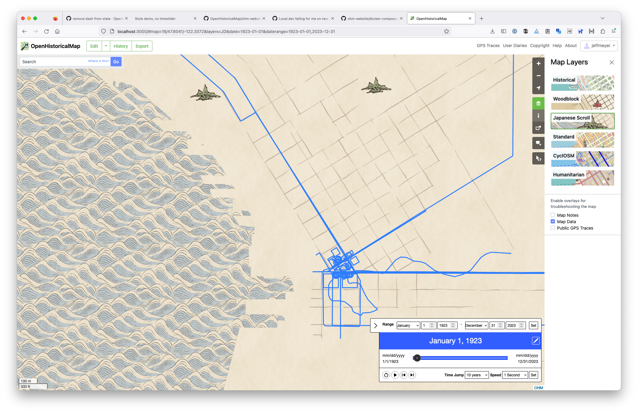 Local dev failing for me on new master upstream catchup branch · Issue #516 · OpenHistoricalMap ...