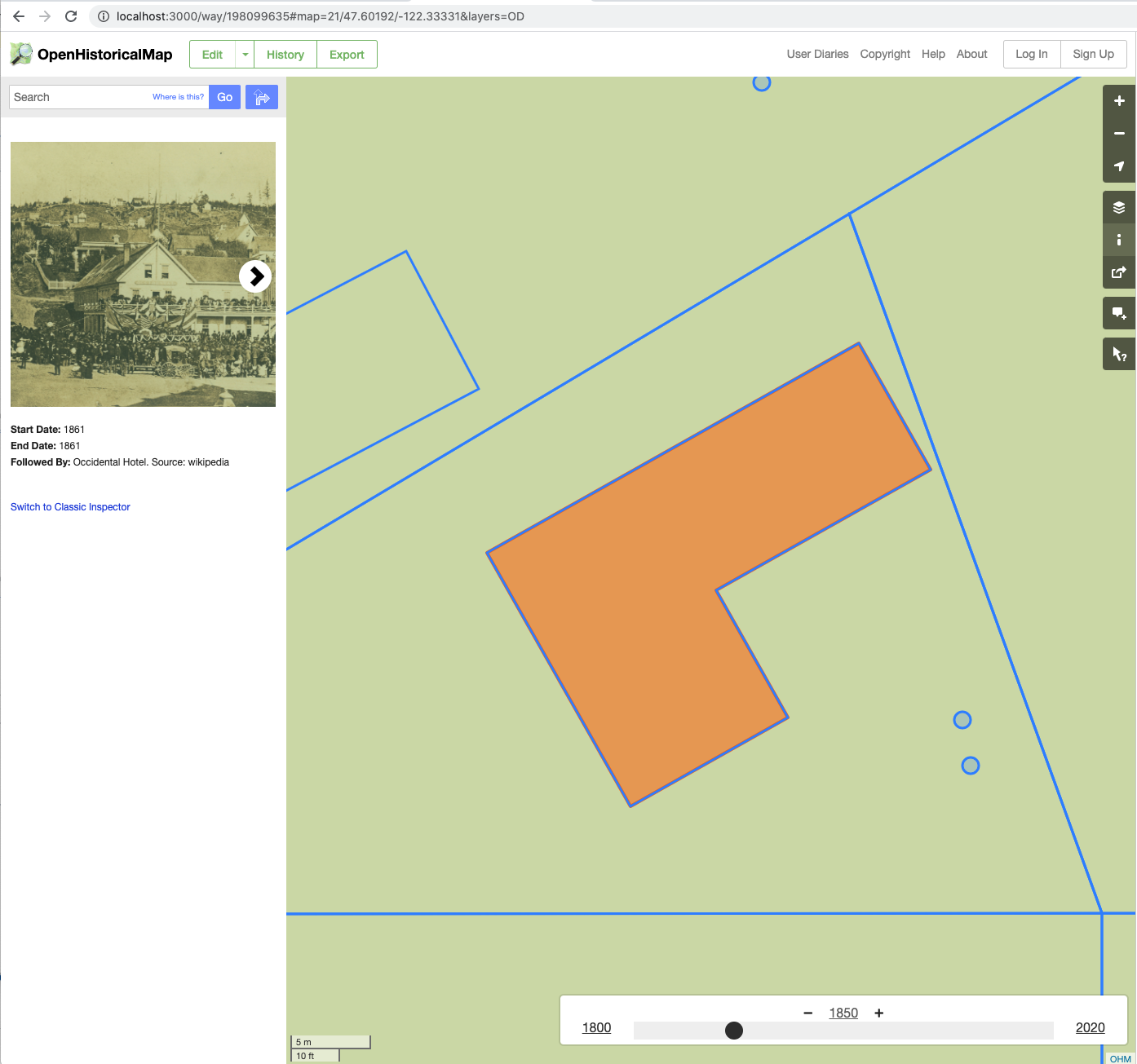Integrate ohm-inspector into staging site · Issue #160 · OpenHistoricalMap/issues · GitHub