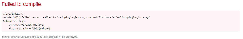 Problem with 1.0.6. Cannot find module 'eslint-plugin-jsx-a11y' · Issue #2721 · facebook/create ...