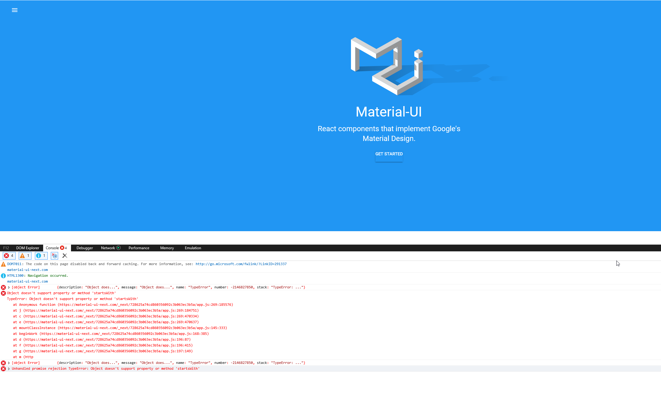 material-ui.com not compatible with Internet Explorer 11 · Issue #10237 ...