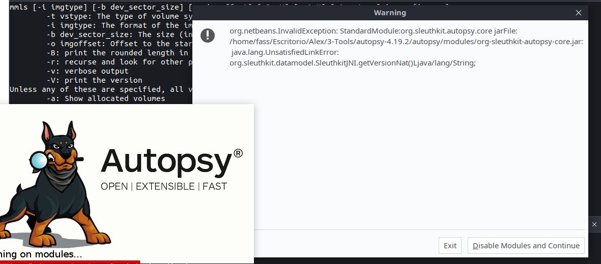 Library not found in jar (libtsk_jni) · Issue #7435 · sleuthkit/autopsy · GitHub
