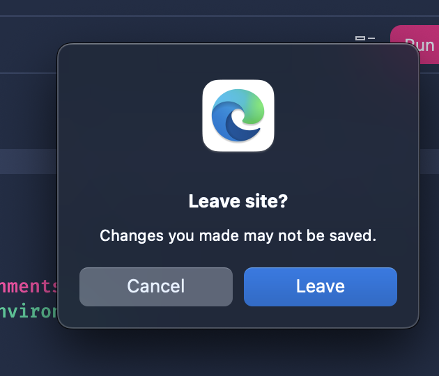 Bcp Leave Site Is Displayed When Closing Bcp · Issue 5385 · Chillicreamgraphql Platform 