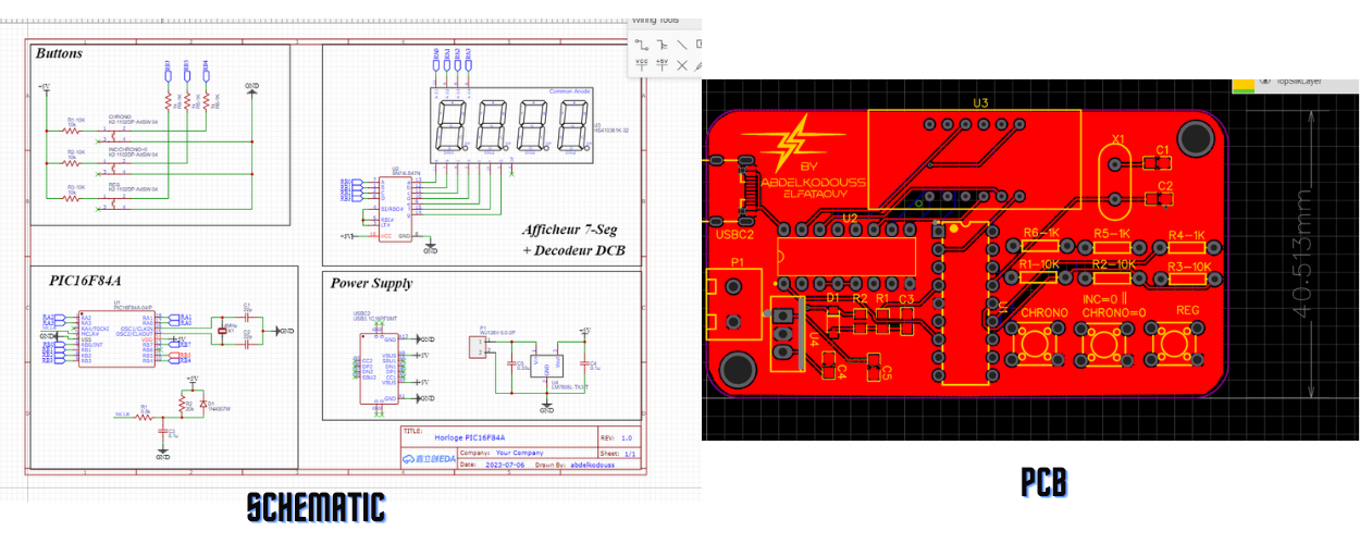 GitHub - Abdelkodouss-ELFATAOUY/PIC16F84A-Digital_Clock-chronometer: Réalisation d’une horloge ...