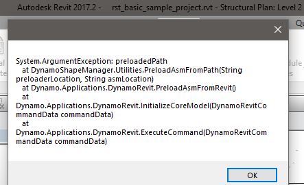 Dynamo 2.03 not launching in Revit 2016, 2017,2018 or 2019 · Issue #2435 · DynamoDS/DynamoRevit ...