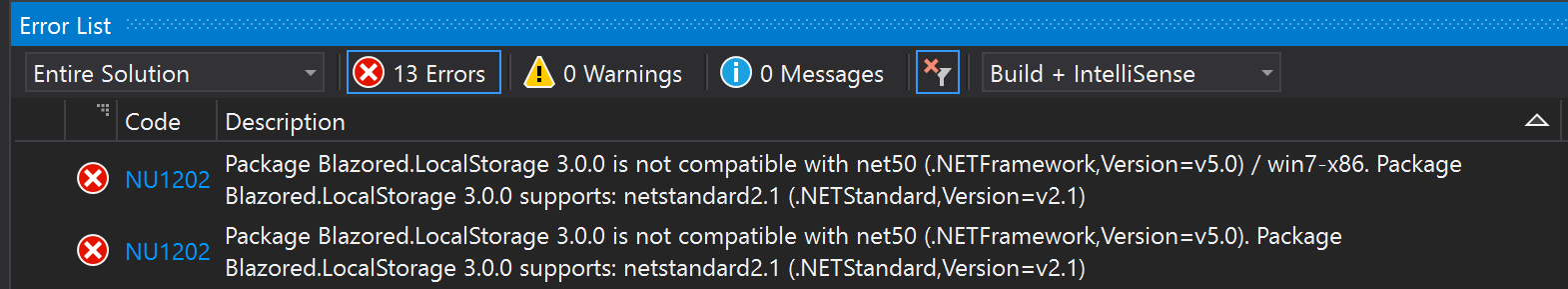 [feature Request] Add Net5 0 Compilation · Issue 108 · Blazored Localstorage · Github