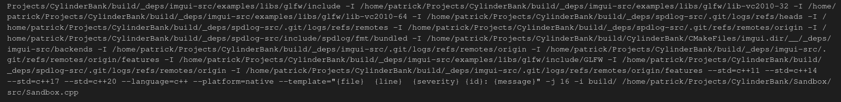cppcheck.extraArgs appears to be ignored · Issue #108 · jbenden/vscode-c-cpp-flylint · GitHub