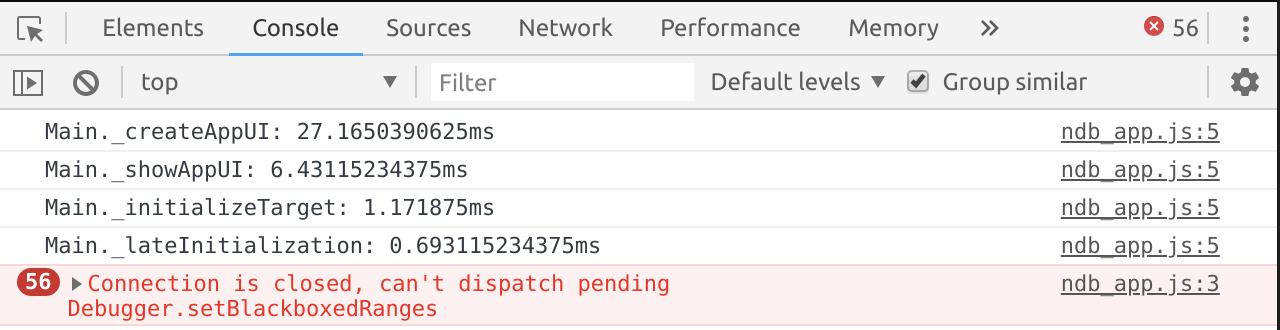 No feedback on SyntaxError · Issue #95 · GoogleChromeLabs/ndb · GitHub