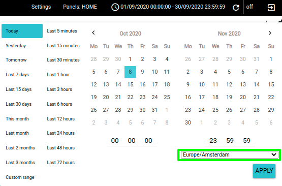 Wrong time interval selection in the search menu · Issue #391 · sipcapture/homer-app · GitHub