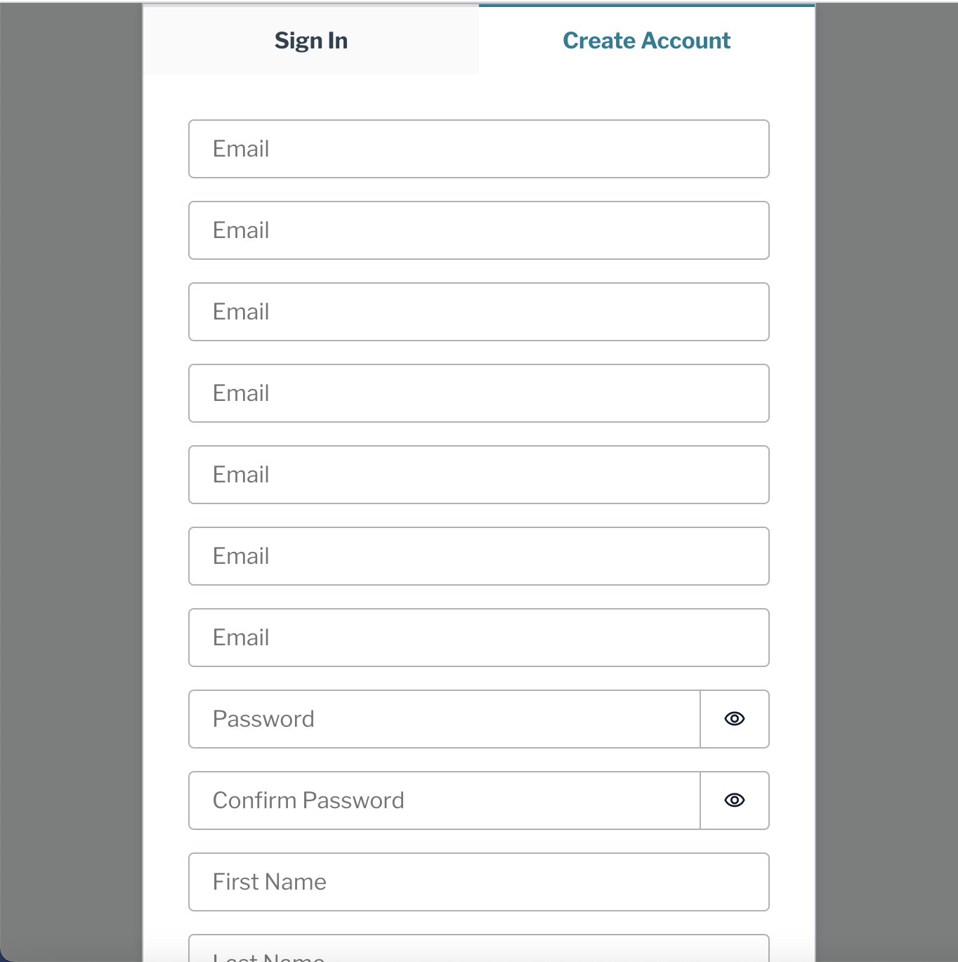 Long forms are no longer scrollable and the fields gets cut off · Issue #1665 · aws-amplify ...
