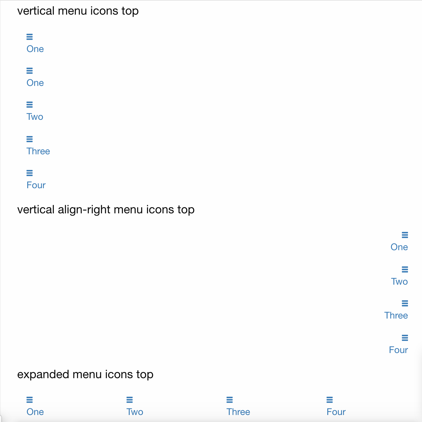 Menu icon: changing direction of submenu icons is not working · Issue ...