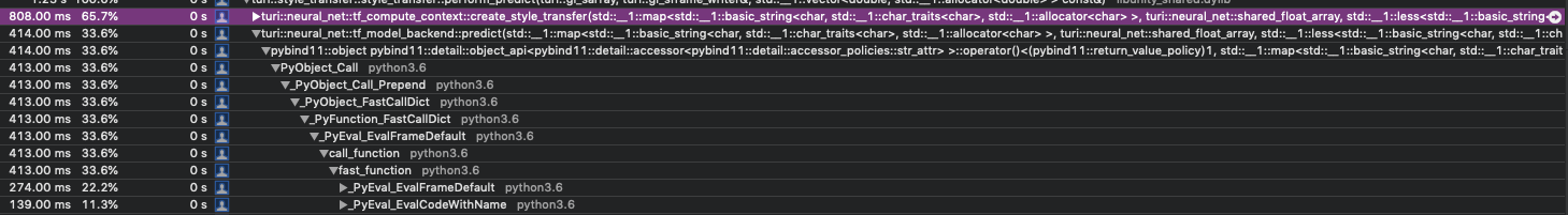 Style Transfer inference is 4x slower in master versus in 5.8. · Issue #2798 · apple/turicreate ...