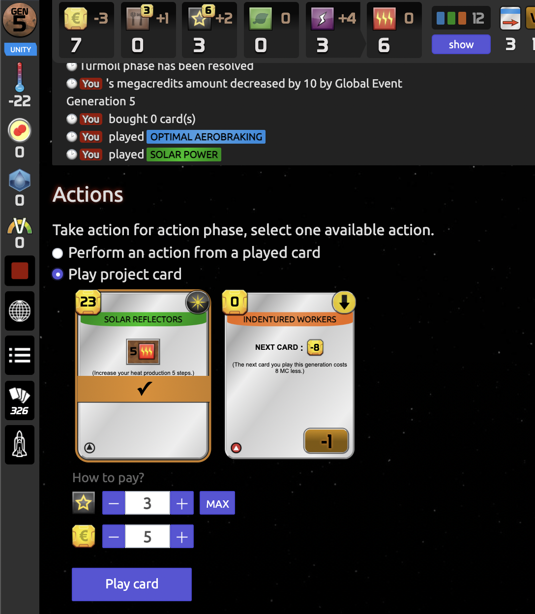 Critical Bug: SelectHowToPay · Issue #3042 · terraforming-mars/terraforming-mars · GitHub