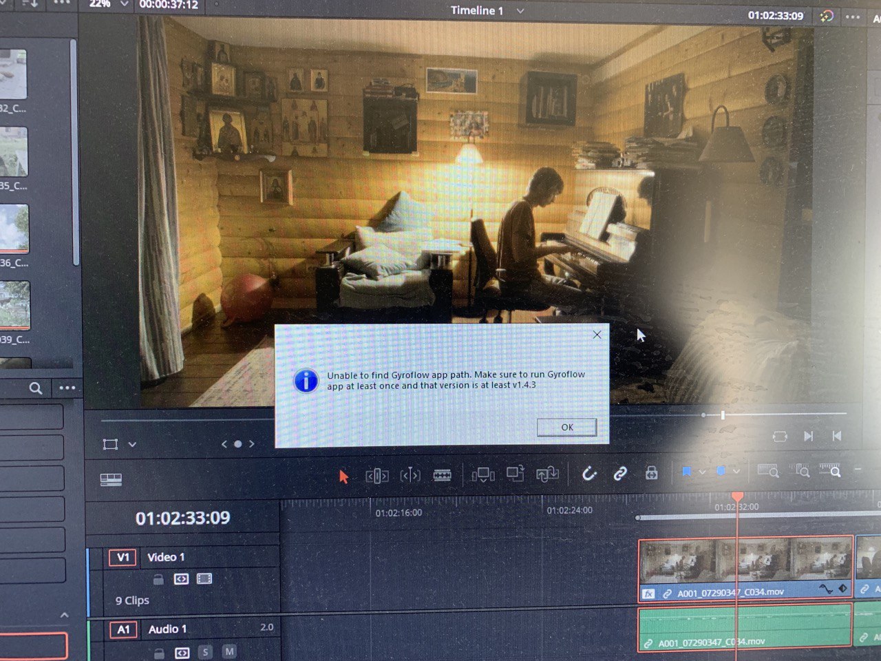 Gyroflow не работает в Davinci Resolve Studio · Issue #710 · gyroflow/gyroflow · GitHub