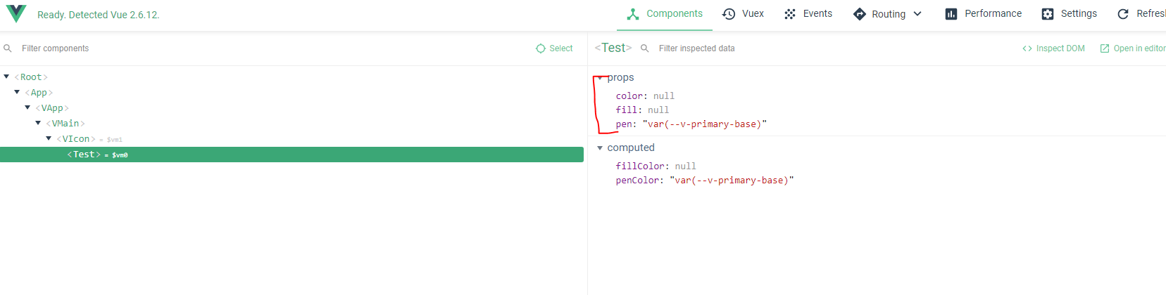 Bug Report V Icon Props No Longer Passed Through To Custom Component · Issue 12551