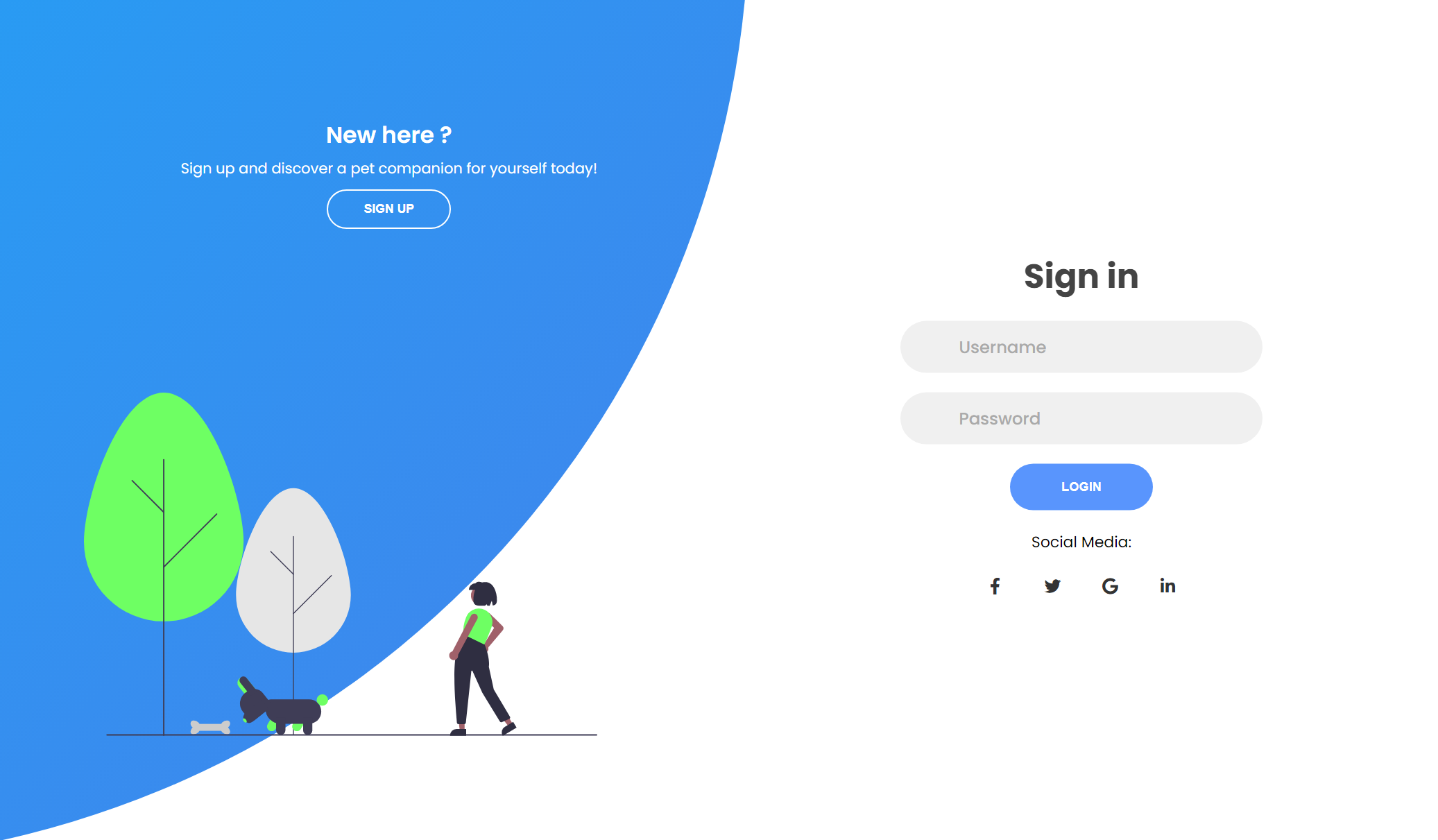 GitHub - jaamz/signin-template: Responsive sign in form with small ...