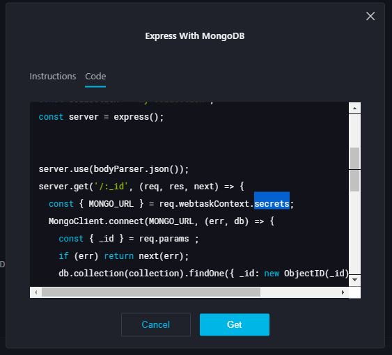 Update mongodb template to use node-mongodb-native/3.0 by Spencatro · Pull Request #16 · auth0 ...