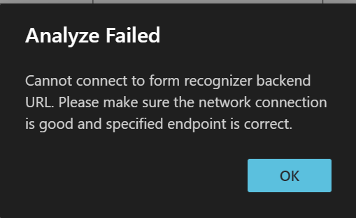 Some of the error messages returned by the sample labelling tool do not provide actionable ...