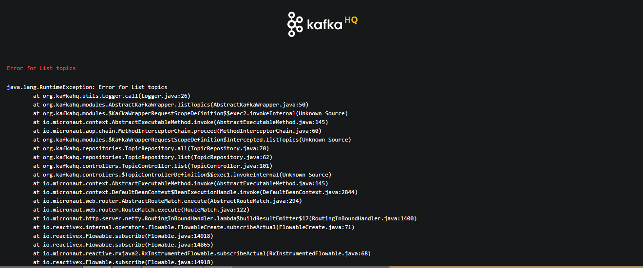 Kafkahq with sasl/kerberos based kafka cluster (Hortonworks Kafka Cluster) · Issue #194 ...