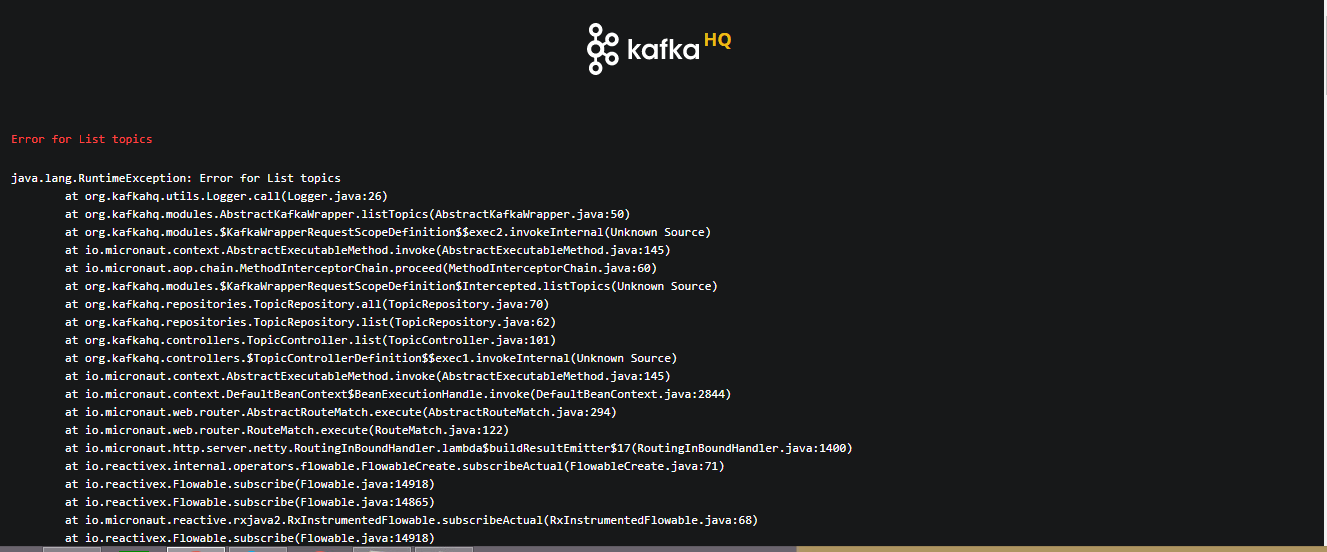 Kafkahq with sasl/kerberos based kafka cluster (Hortonworks Kafka Cluster) · Issue #194 ...