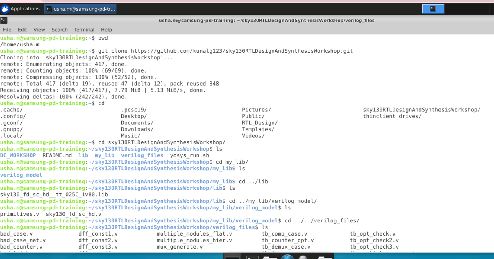GitHub - Usha-Mounika/Samsung_PD: Training