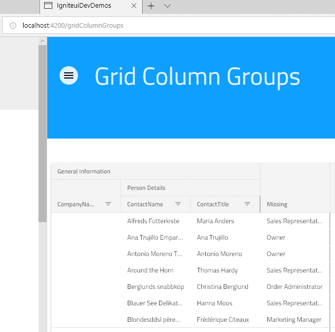 Columns are not moved along with their headers · Issue #1775 · IgniteUI ...