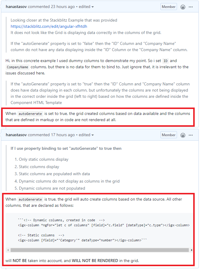 IgxGridComponent columns do not display in same order (left to right) · Issue #6688 · IgniteUI ...